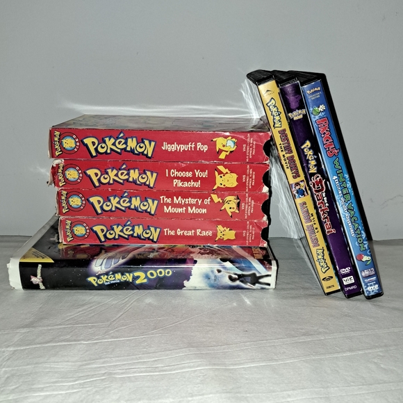Pokemon | Media | Pokemon Vhs Dvd Lot | Poshmark